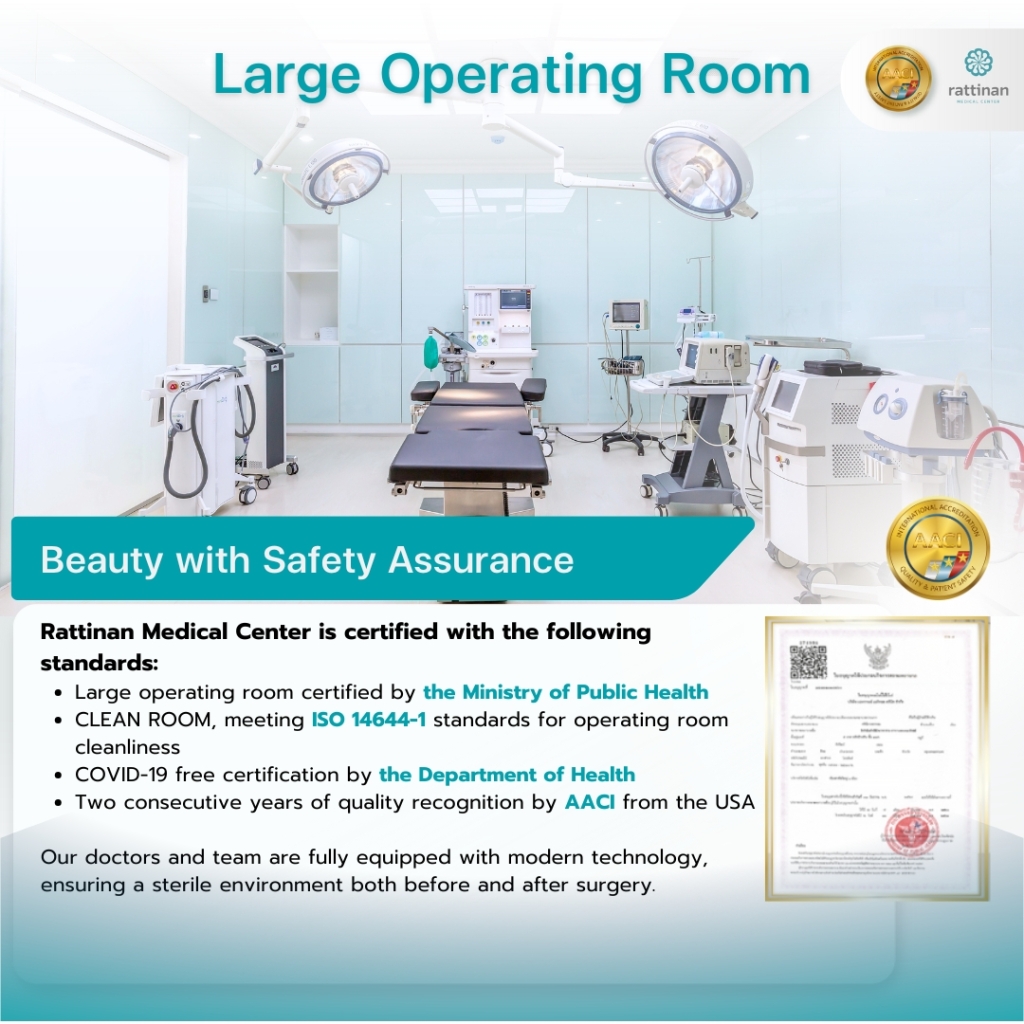 Rattinan Medical Center's AACI-Standard Operating Rooms | Rattinan Clinic